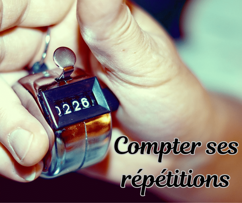 4 manières de compter ses répétitions de page